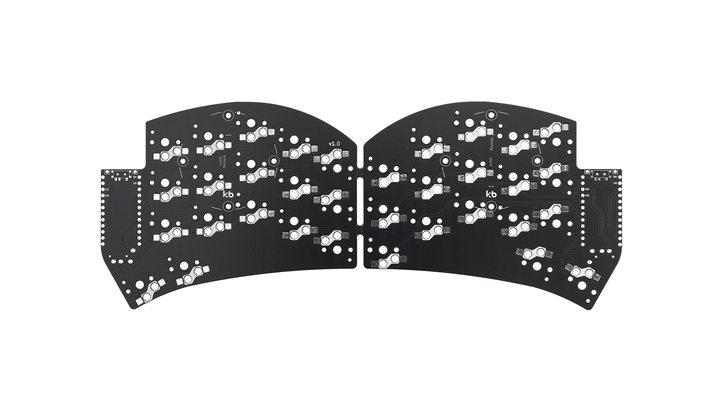 Ferris Sweep LP PCB – Diode-less Split Keyboard for Kailh Choc Switches ...